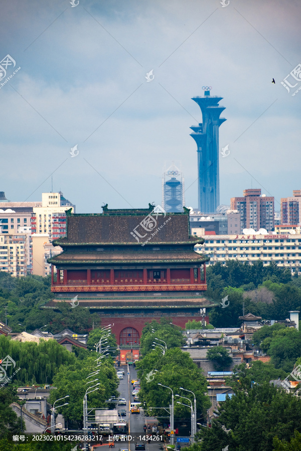 北京中轴线风光都市风光建筑摄影摄影素材汇图网
