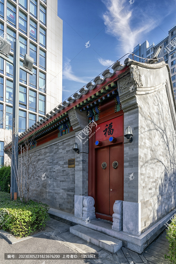 李万春故居历史遗迹建筑摄影摄影素材汇图网